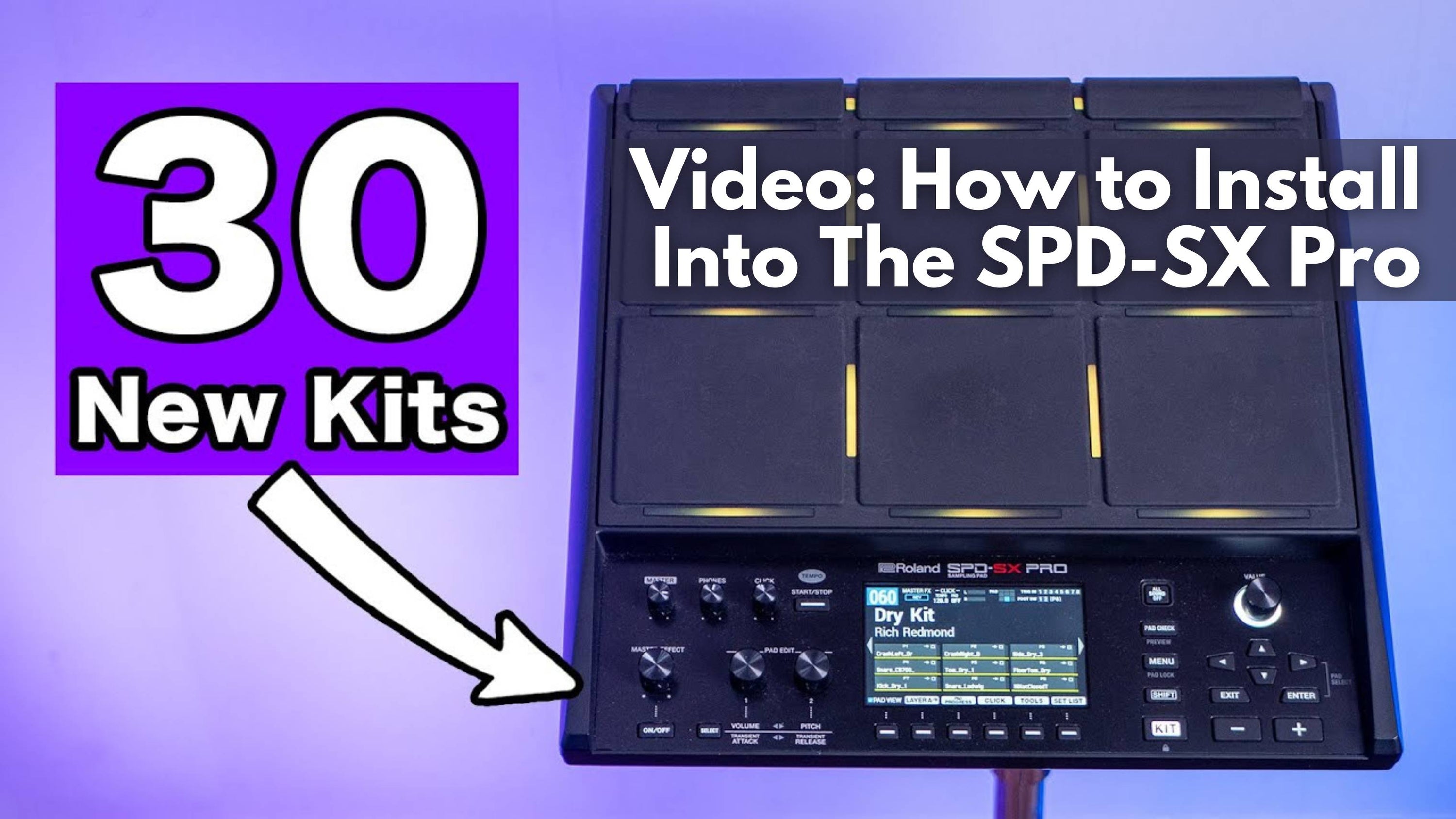 How To Import Kits Into The Roland SPD-SX Pro – Yurt Rock