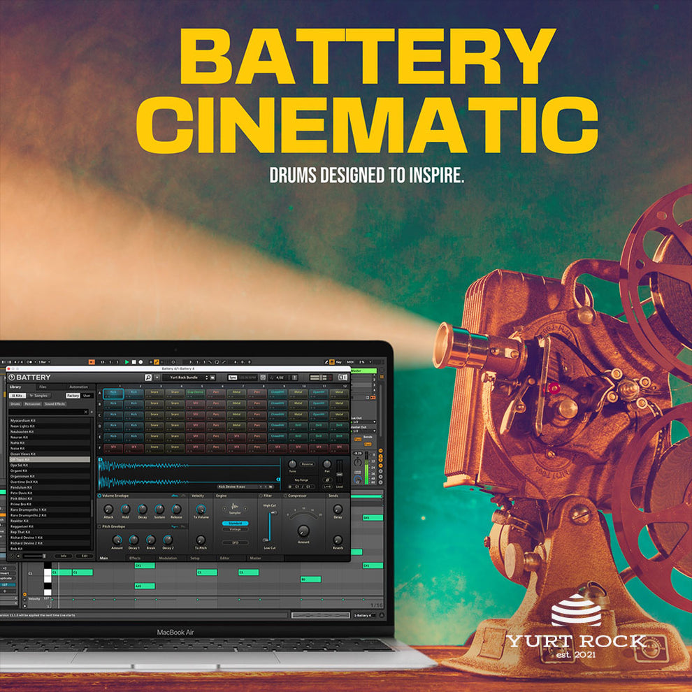 The Cinematic Drums BATTERY Bundle – Yurt Rock