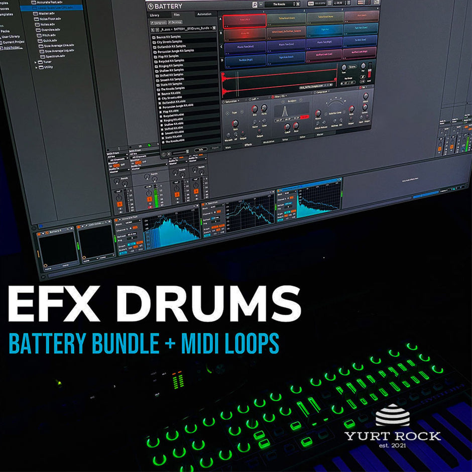 BATTERY Drum Kits, Drum Samples, Presets – Yurt Rock