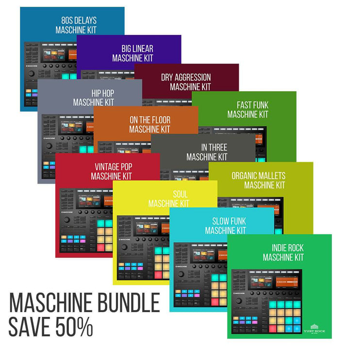 MASCHINE Drum Kit Bundle - Rock, Funk, Hip Hop & More – Yurt Rock
